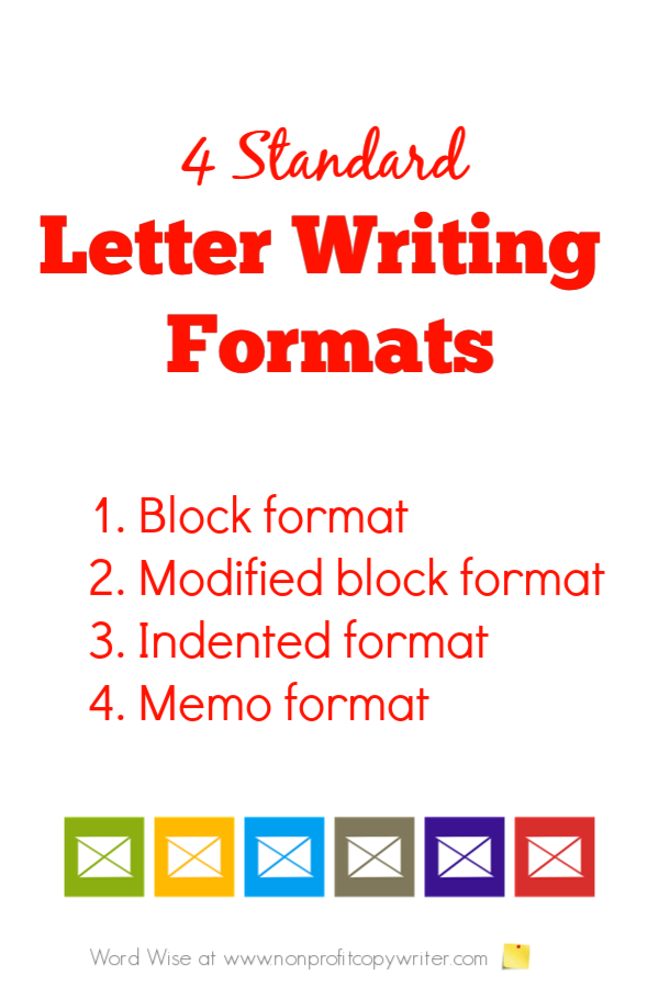 Basic Letter Writing Format Four Standard Layouts Basic Letter Writing Format Four Standard Layouts