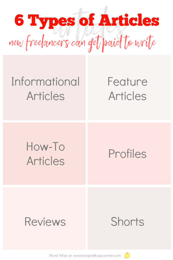 6 Types Of Articles New Freelancers Can Get Paid To Write