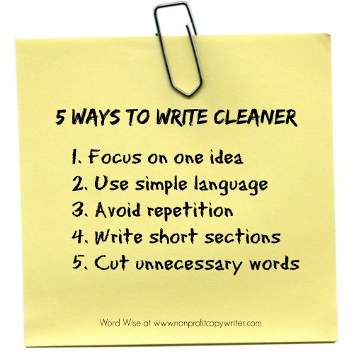 Write Cleaner for Better Results in Copywriting
